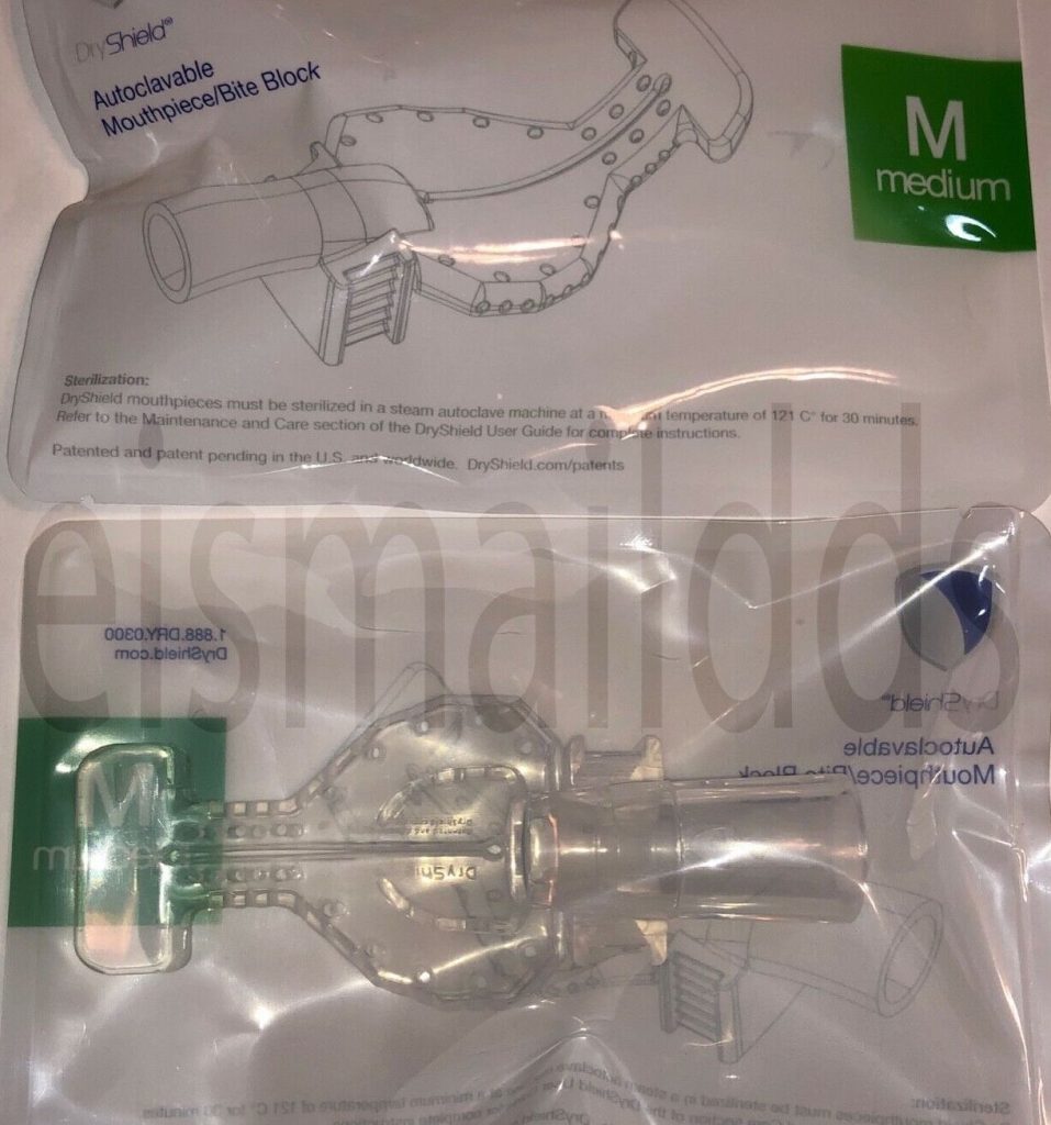 Dryshield Dental Isolation Dryshield Dental Mouth Piece 2 Pieces Medium ...