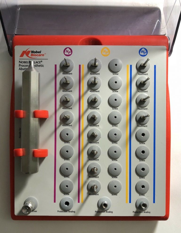 Nobel Biocare - Procera Esthetic Abutments Kit Box + Hu-Friedy Implant ...