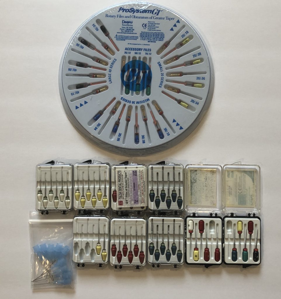 ProSystem GT Hand+ ProFile GT Rotary Endodontic Files + Obturators LOT1 ...