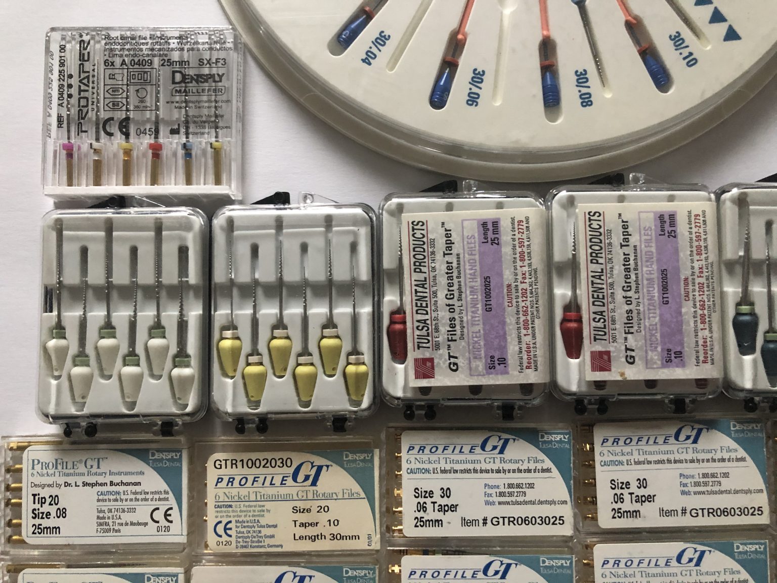 ProSystem GT Endo ProFile GT Rotary Endodontic Files Endodontic ...