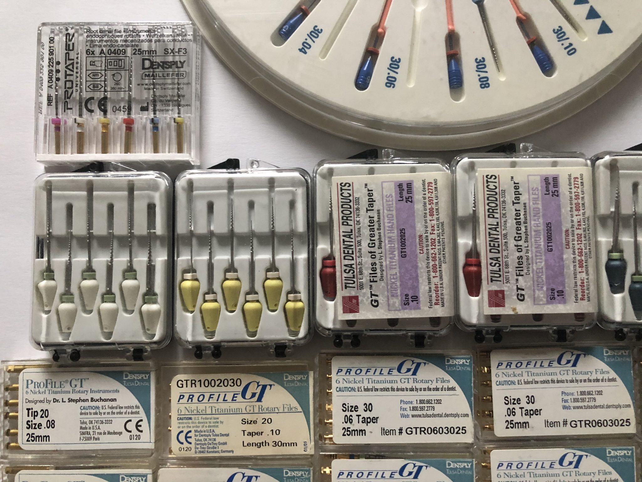 ProSystem GT Endo ProFile GT Rotary Endodontic Files Endodontic ...