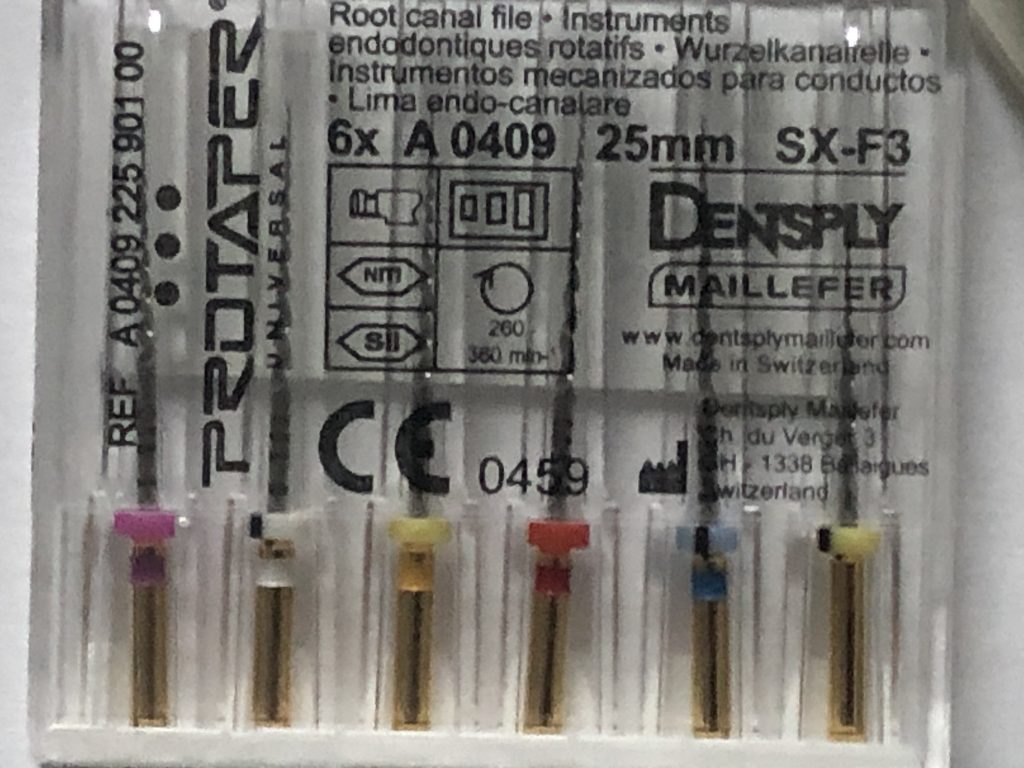 ProSystem GT Endo ProFile GT Rotary Endodontic Files Endodontic ...