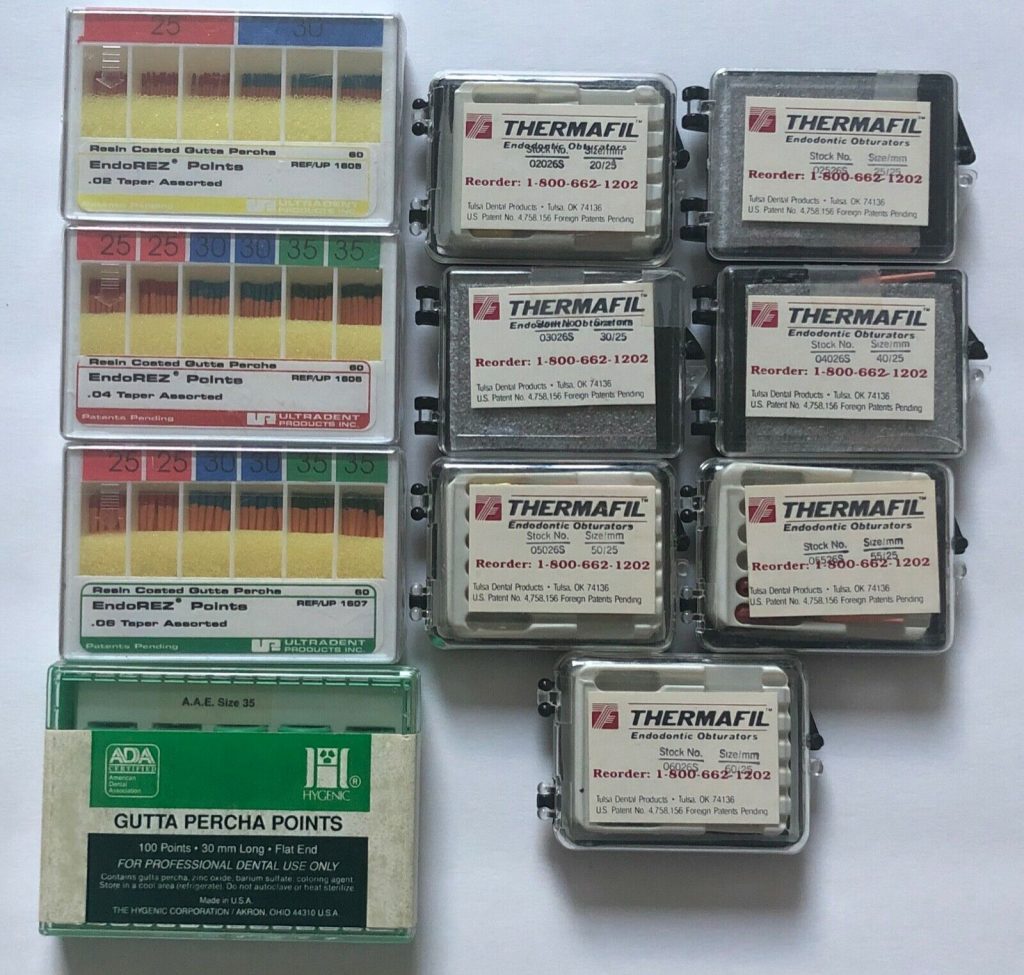 THERMAFIL 20 OBTURATORS ASSORTED SIZES + 4 GP PACKS. - Store Of ...