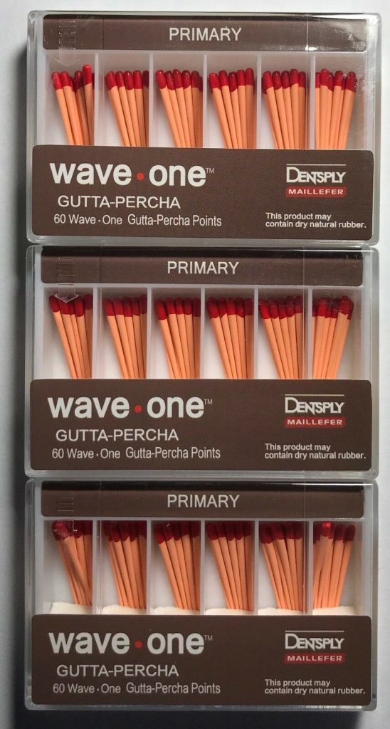 WaveOne 3 Packs Dental Endodontic Dentsply Gutta Percha Points Primary ...