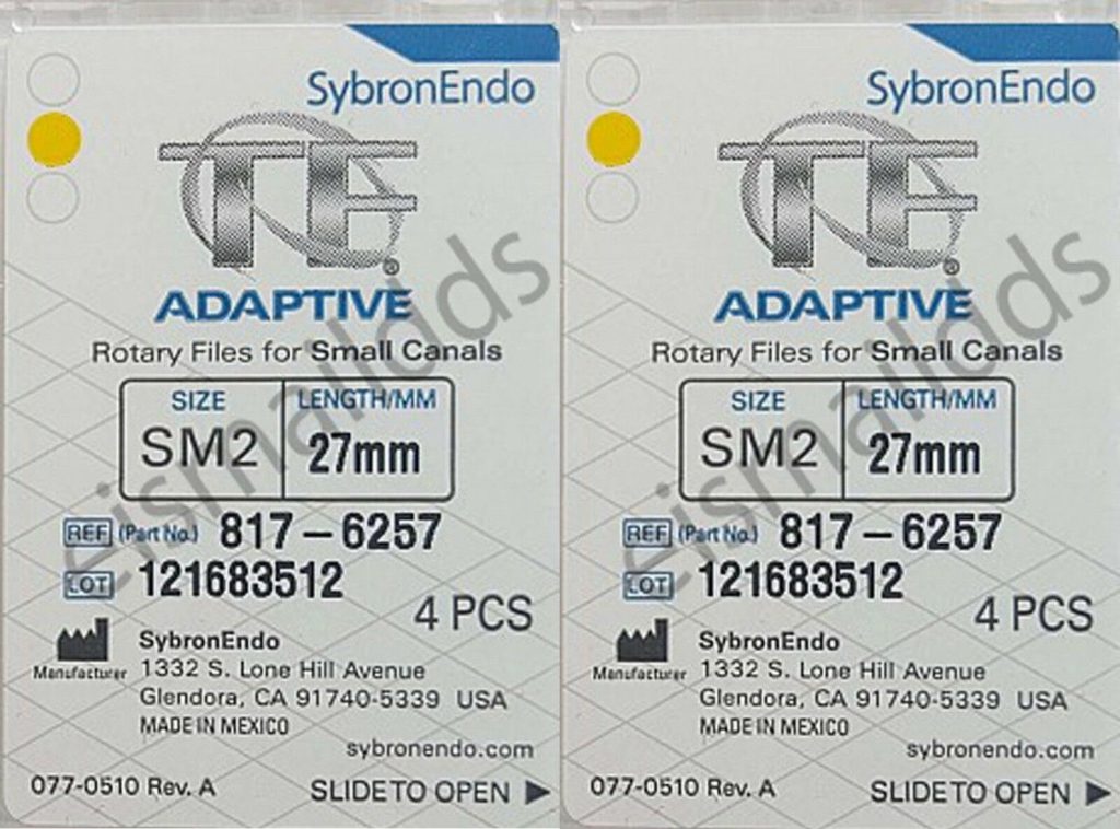 Sybron Endo TF Adaptive 2 Boxes 8 Files SM2 27mm Size 25/.06 U.S.A ...