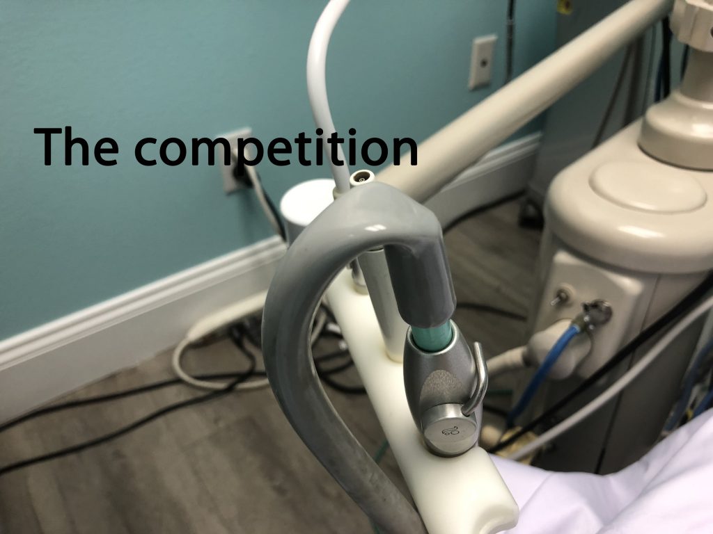 DENTAL AEROSOLS REDUCTION METAL Isolite Isodry ADAPTER FOR ISOLITE WITH ...