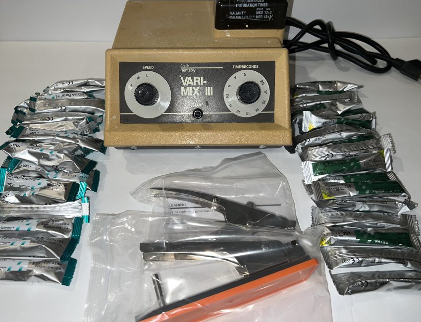 1 Y Warranty Hvy Duty Dentsply Amalgamator Mixer + Amalgam Capsules ...