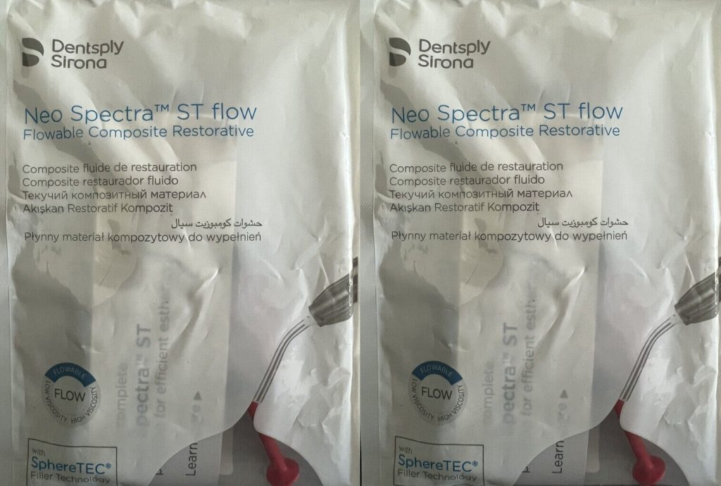 4 SYR Dentsply Sirona NEO Spectra ST Flow Flowable Composite 2/Pk A2 ...